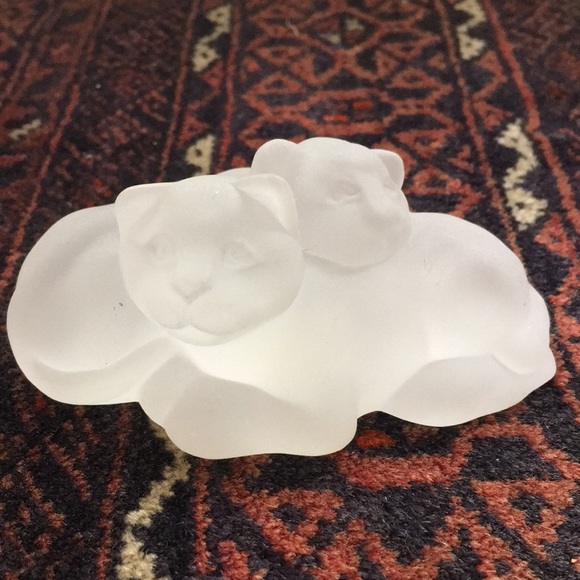 Hallmark | Art | Frosted Lead Crystal Figurine 976 Hallmark Cards Inc ...